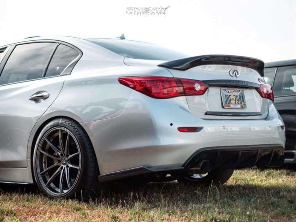 2015 INFINITI Q50 Sport with 19x9.5 Konig Oversteer and Nexen 255x40 on ...