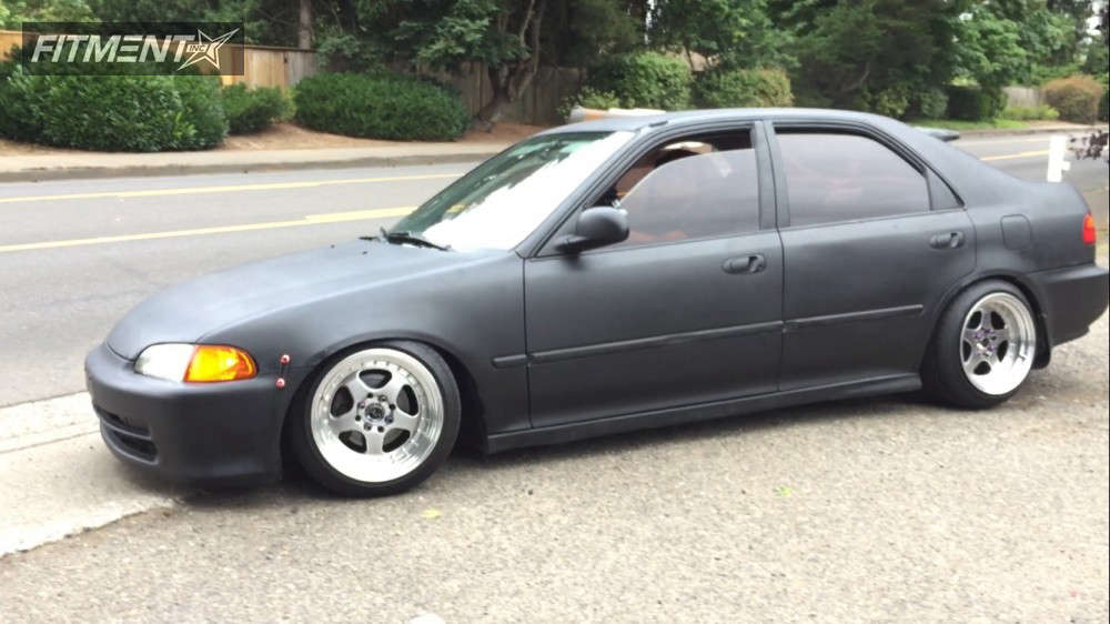 1995 Honda Civic EX with 15x9 JNC Jnc010 and Toyo Tires 215x55 on ...