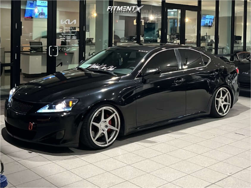 2007 Lexus IS350 Base with 18x9.5 Anovia Titan and Fullway 215x35 on ...