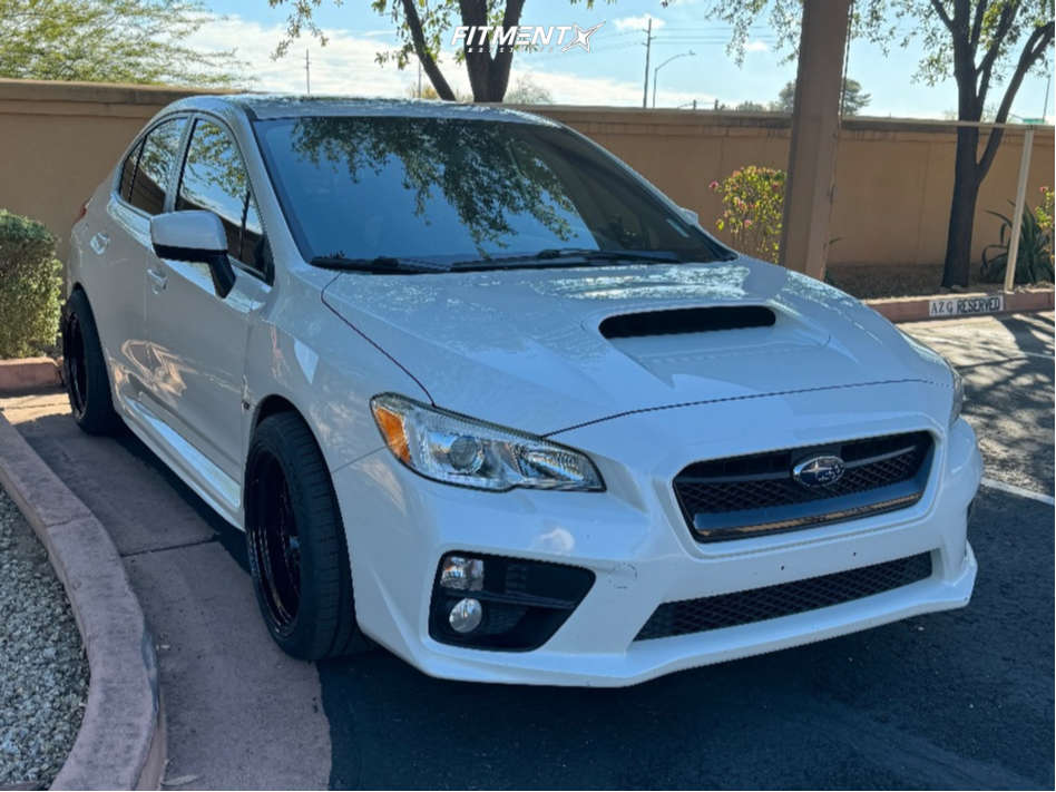 2016 Subaru WRX Premium with 18x10.5 ESR SR01 and Continental 275x35 on ...