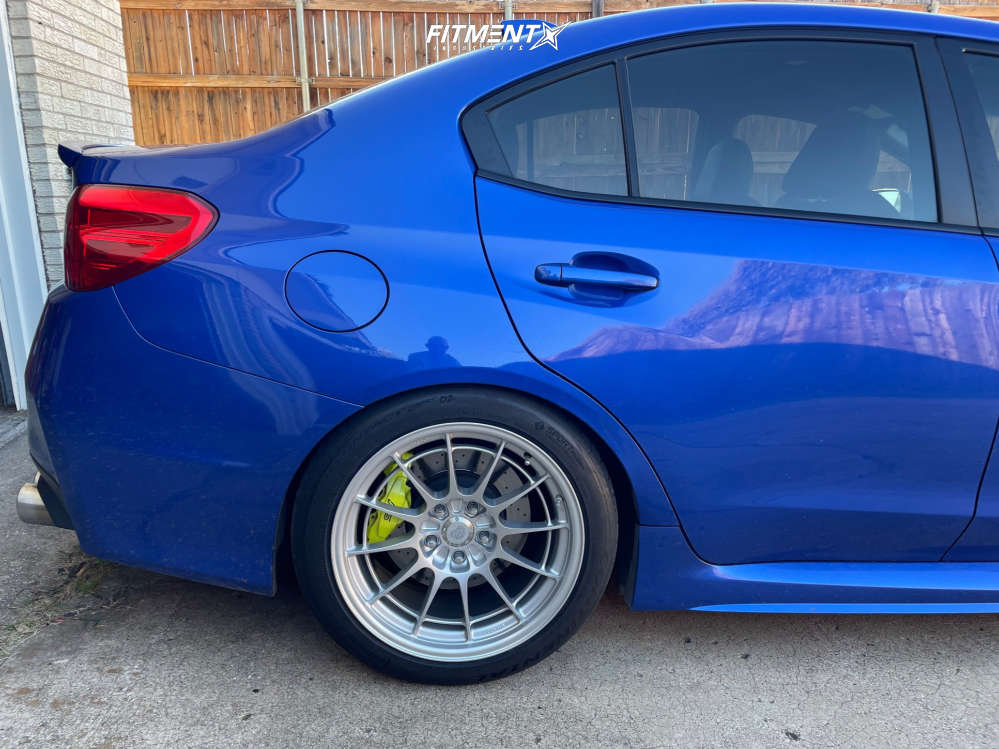 2019 Subaru WRX STI Base with 18x9.5 Enkei Nt03m and Continental 255x40 ...