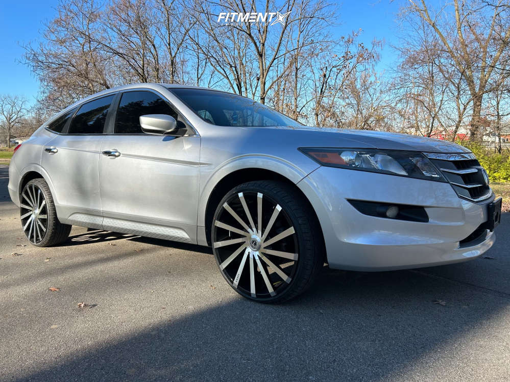 2012 Honda Crosstour EX-L with 22x9.5 Luxxx Alloys Lux13 and Delinte ...