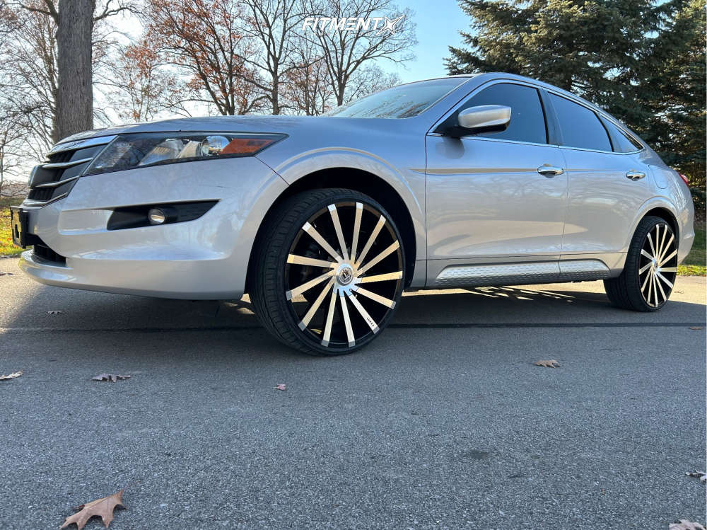 2012 Honda Crosstour EX-L with 22x9.5 Luxxx Alloys Lux13 and Delinte ...