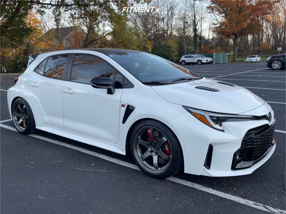 2023 Toyota GR Corolla Circuit Edition with 18x9.5 Volk Te37sl and ...