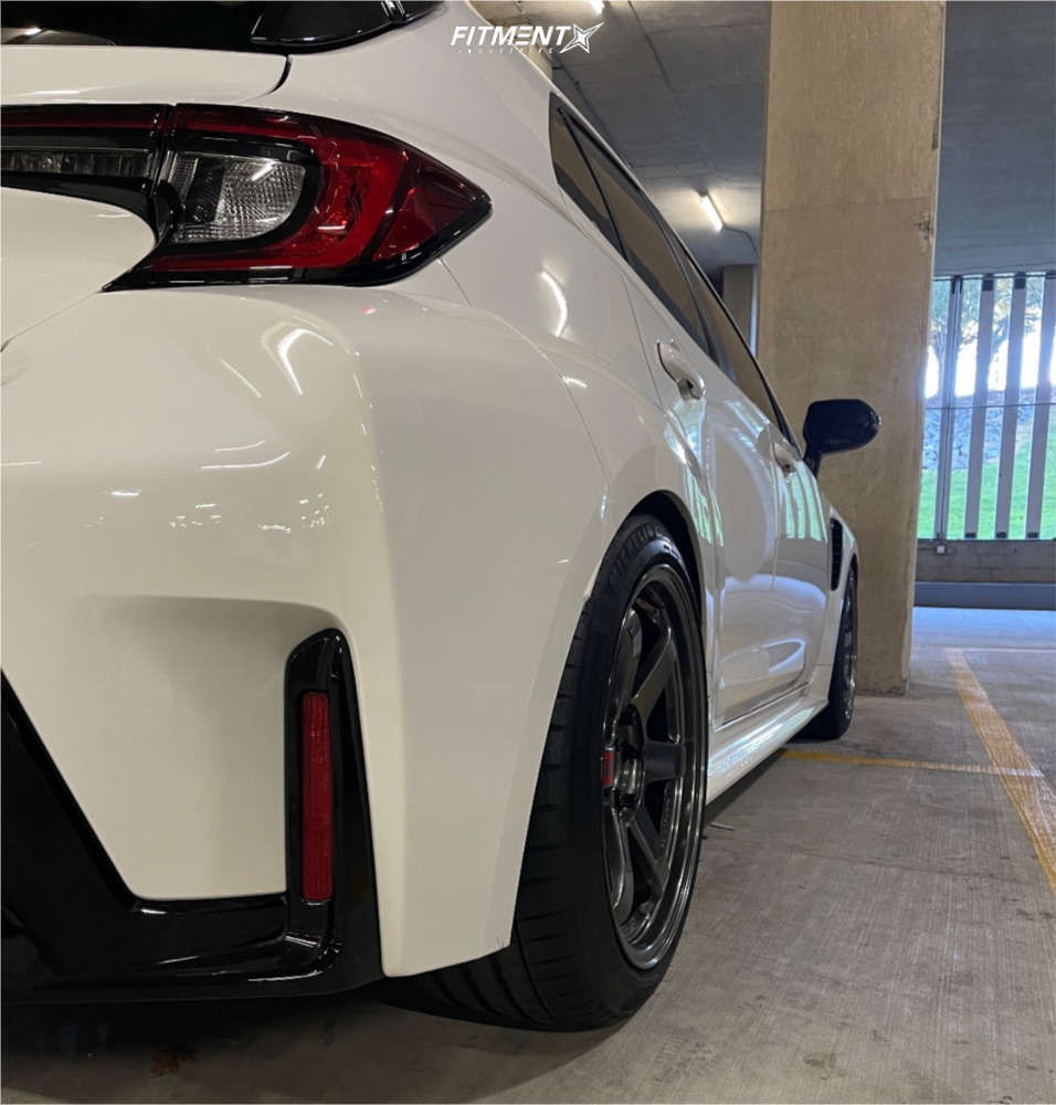 2023 Toyota GR Corolla Circuit Edition with 18x9.5 Volk Te37sl and ...