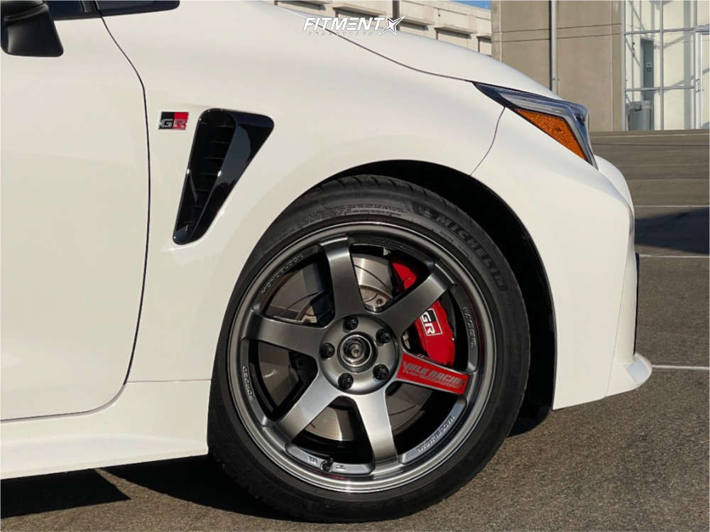 2023 Toyota GR Corolla Circuit Edition with 18x9.5 Volk Te37sl and ...