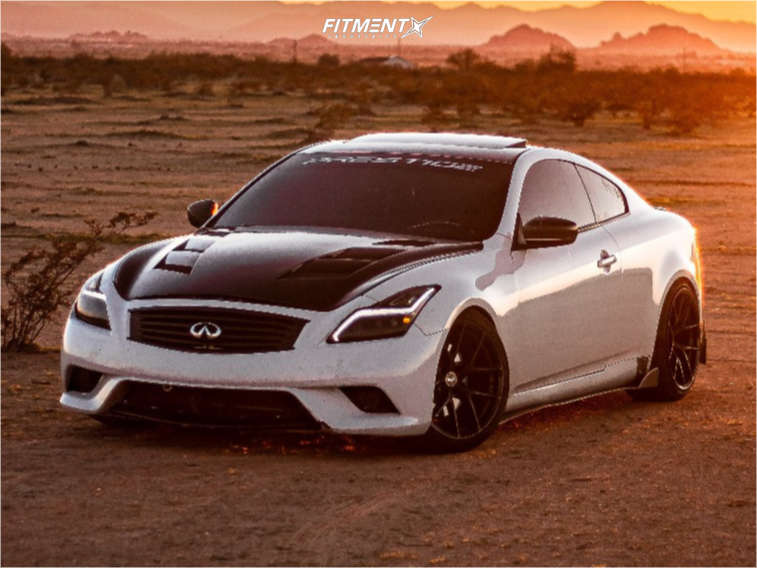 2010 INFINITI G37 Base with 19x9.5 ESR Rf2 and Continental 245x35 on ...