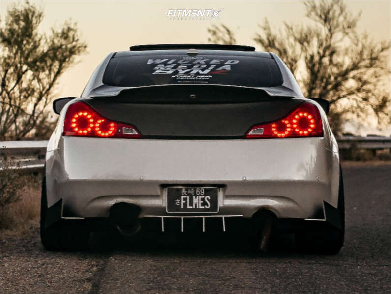 2010 INFINITI G37 Base with 19x9.5 ESR Rf2 and Continental 245x35 on ...