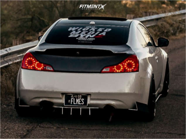 2010 INFINITI G37 Base with 19x9.5 ESR Rf2 and Continental 245x35 on ...