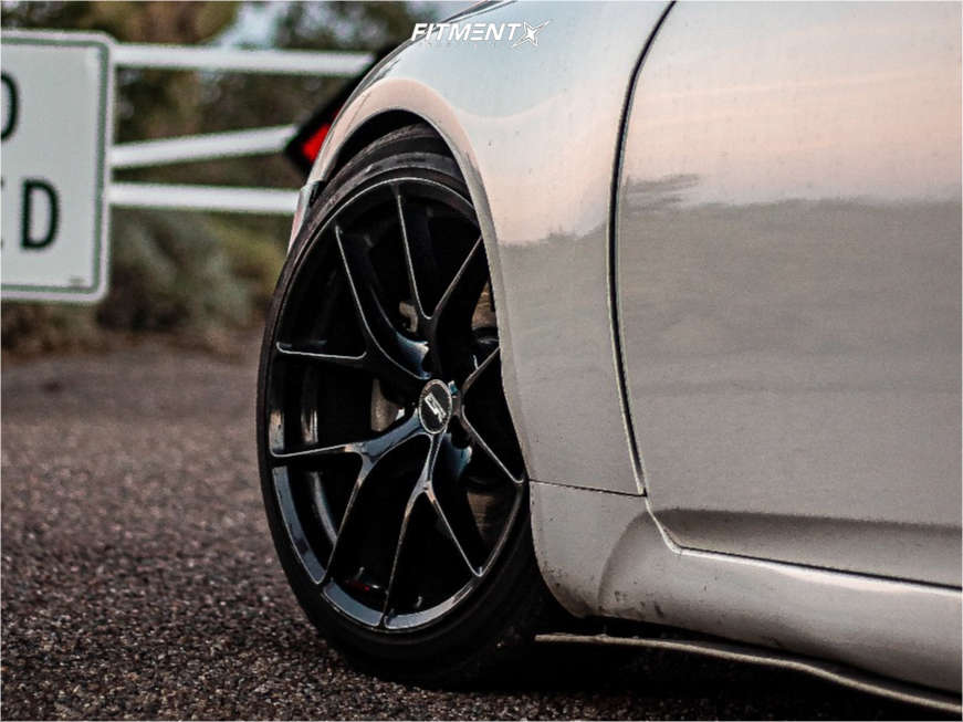 2010 INFINITI G37 Base with 19x9.5 ESR Rf2 and Continental 245x35 on ...