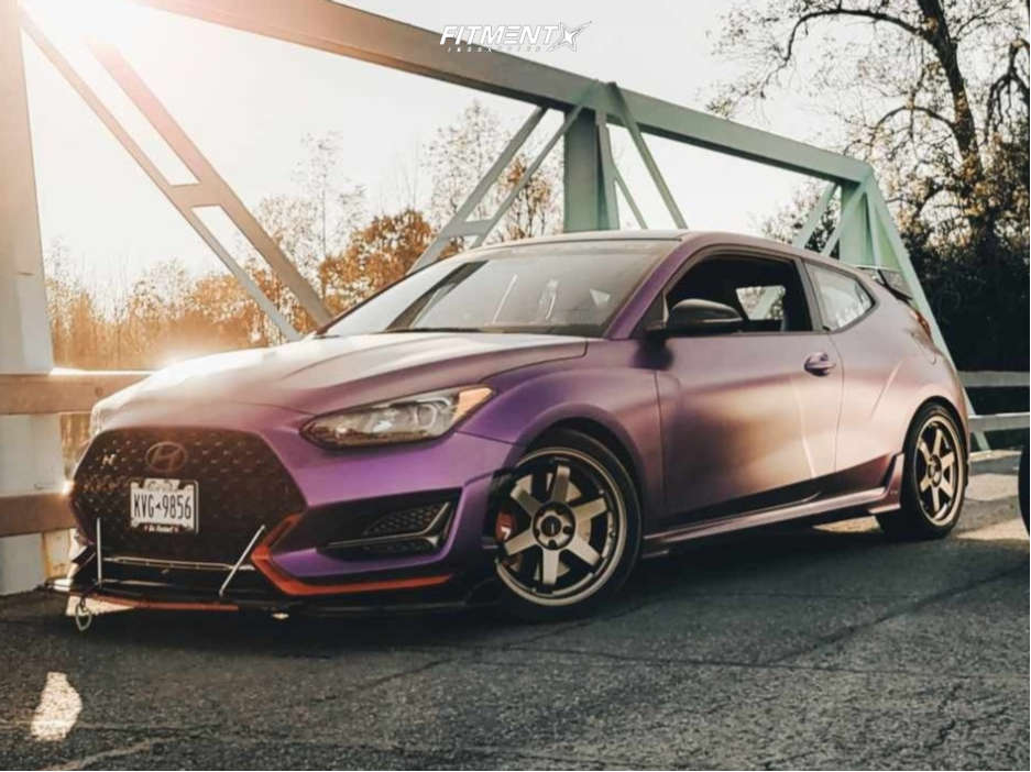 2022 Hyundai Veloster N Base with 18x8.5 AVID1 Av6 and Vercelli 225x45 ...