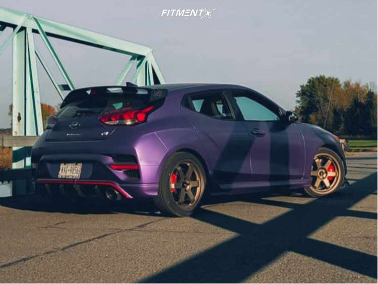 2022 Hyundai Veloster N Base with 18x8.5 AVID1 Av6 and Vercelli 225x45 ...