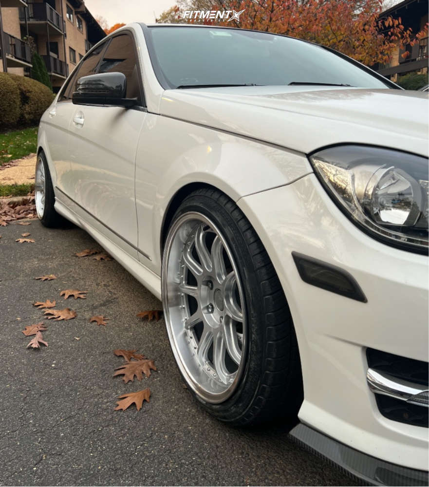 2013 Mercedes-Benz C300 4Matic Sport with 18x9.5 ESR Cs12 and Vercelli ...