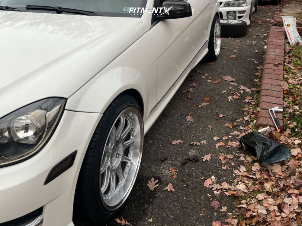 2013 Mercedes-Benz C300 4Matic Sport with 18x9.5 ESR Cs12 and Vercelli ...