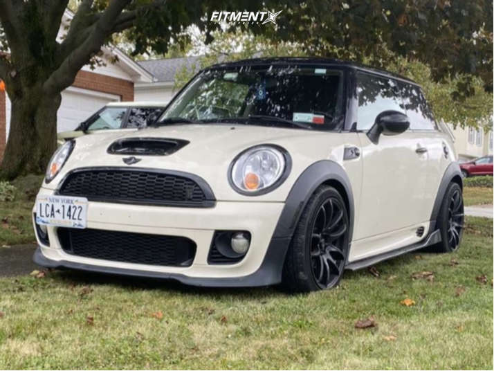 2013 Mini Cooper Coupe S with 17x9 Vors Tr4 and Hankook 205x55 on Stock ...