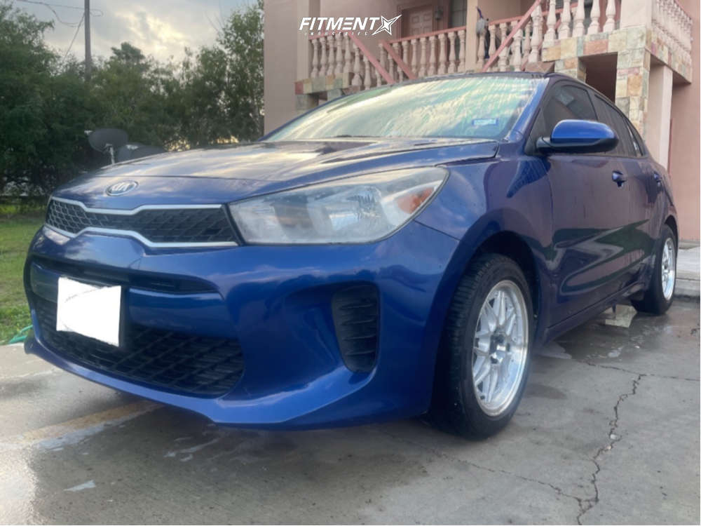 2019 Kia Rio S with 15x7 Vors Vr7 and Falken 195x50 on Stock Suspension ...