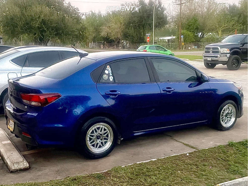 2019 Kia Rio S with 15x7 Vors Vr7 and Falken 195x50 on Stock Suspension ...