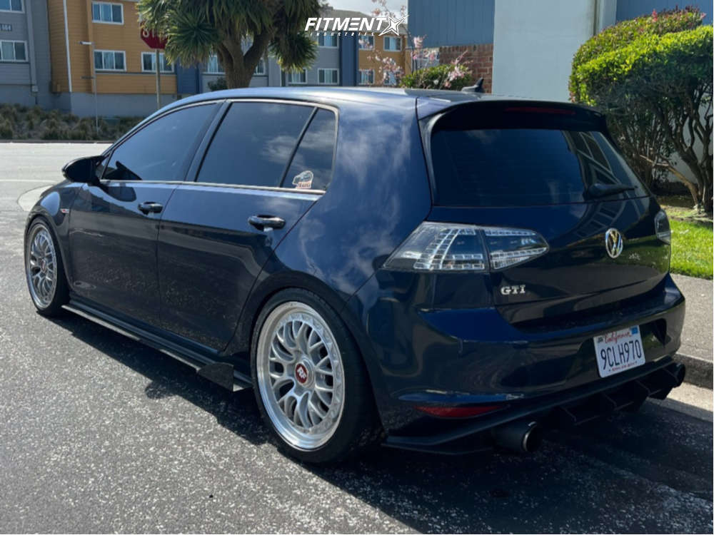2016 Volkswagen GTI SE with 19x8.5 Rotiform Lsr and Michelin 245x35 on ...