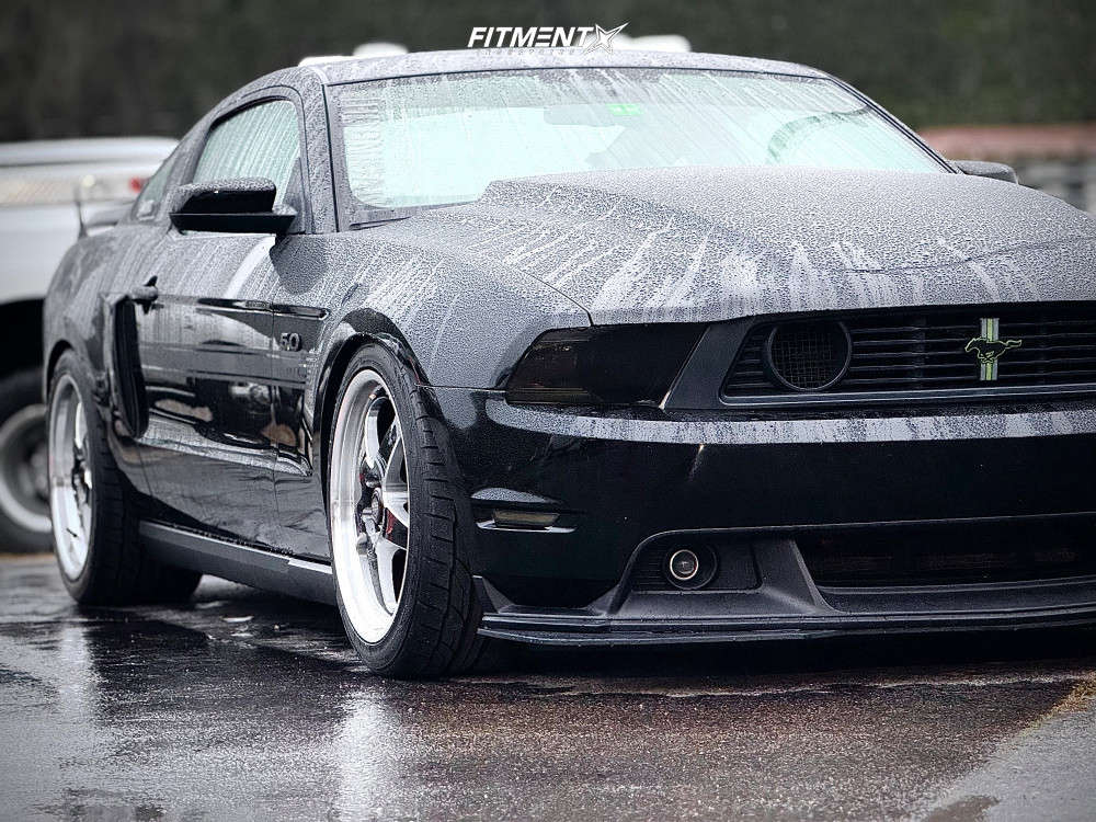 2012 Ford Mustang GT with 19x9.5 Weld Racing Ventura and Nitto 255x40 ...