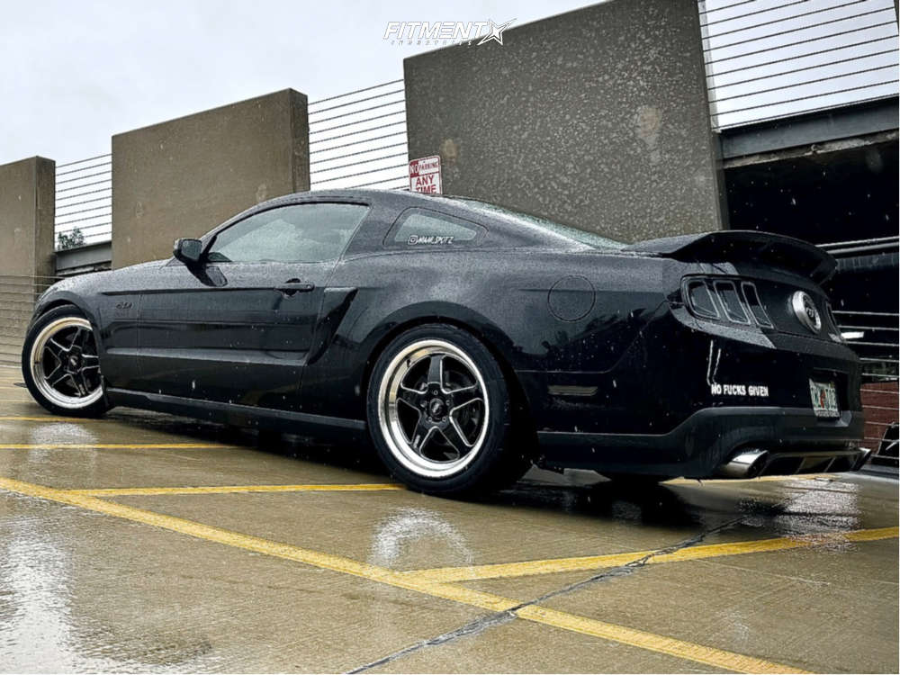 2012 Ford Mustang GT with 19x9.5 Weld Racing Ventura and Nitto 255x40 ...