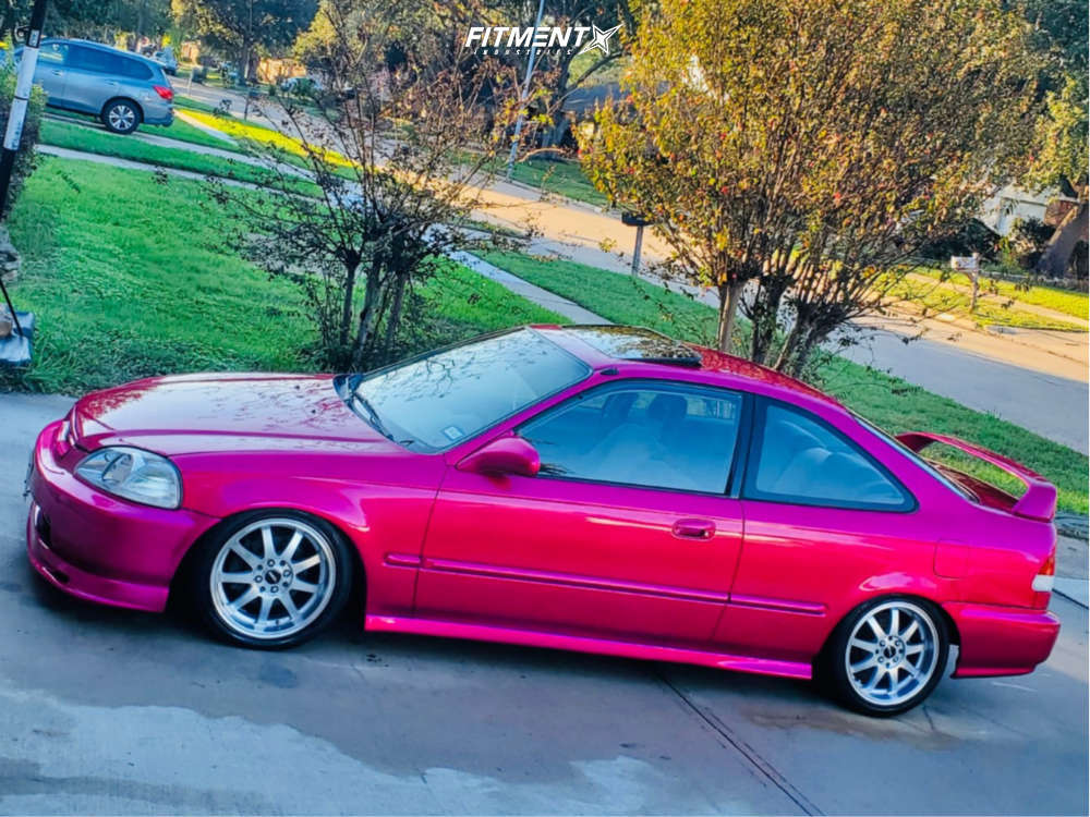 1998 Honda Civic EX with 16x7 ARC Ar4 and Ironman 205x45 on Coilovers ...