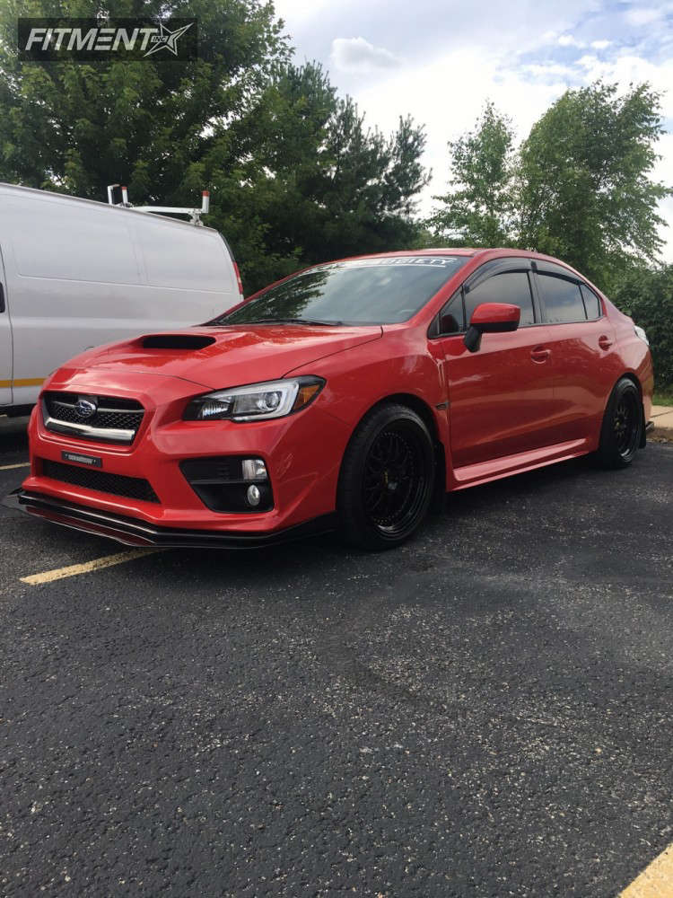 2016 Subaru WRX Base with 18x9.5 ESR Sr01 and Dunlop 245x40 on Stock ...