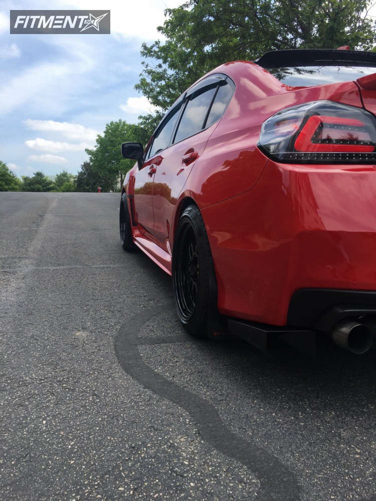 2016 Subaru WRX Base with 18x9.5 ESR Sr01 and Dunlop 245x40 on Stock ...