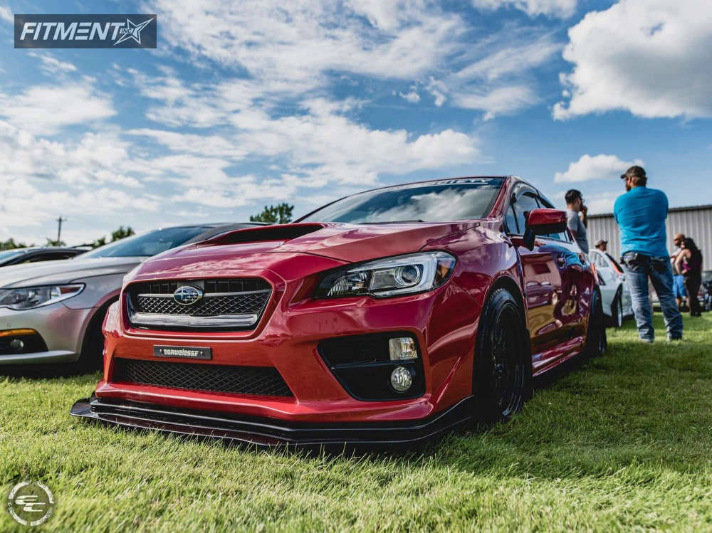 2016 Subaru WRX Base with 18x9.5 ESR Sr01 and Dunlop 245x40 on Stock ...