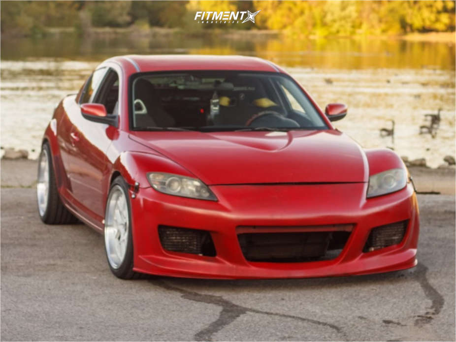 2005 Mazda RX-8 Base with 18x9.5 ESR Cs11 and Michelin 255x45 on ...