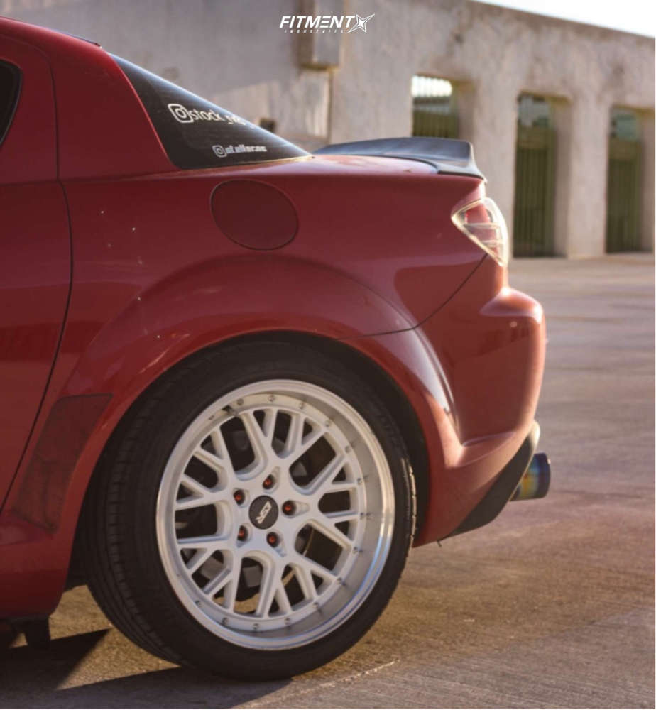 2005 Mazda RX-8 Base with 18x9.5 ESR Cs11 and Michelin 255x45 on ...