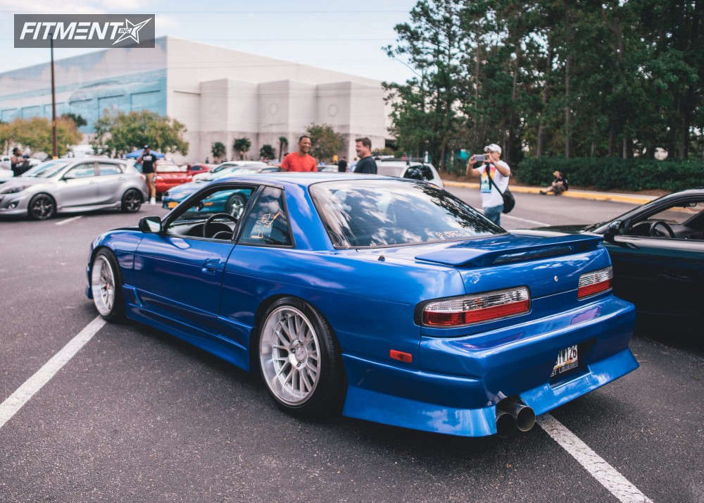 1991 Nissan 240SX Base with 18x9.5 Square G6 and Nankang 235x40 on ...