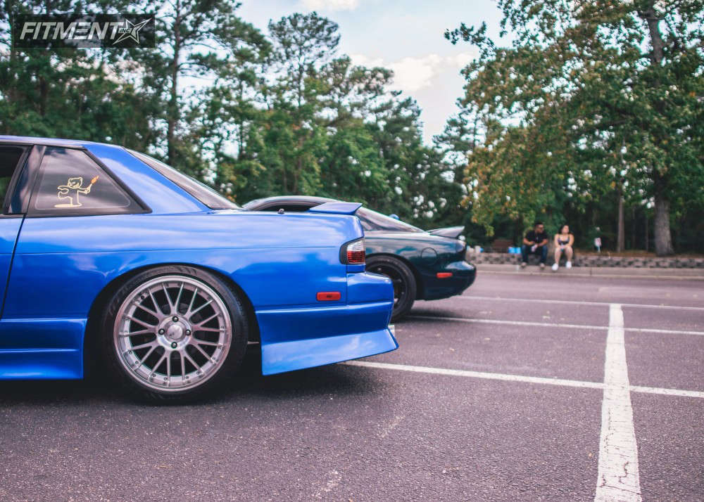 1991 Nissan 240SX Base with 18x9.5 Square G6 and Nankang 235x40 on ...