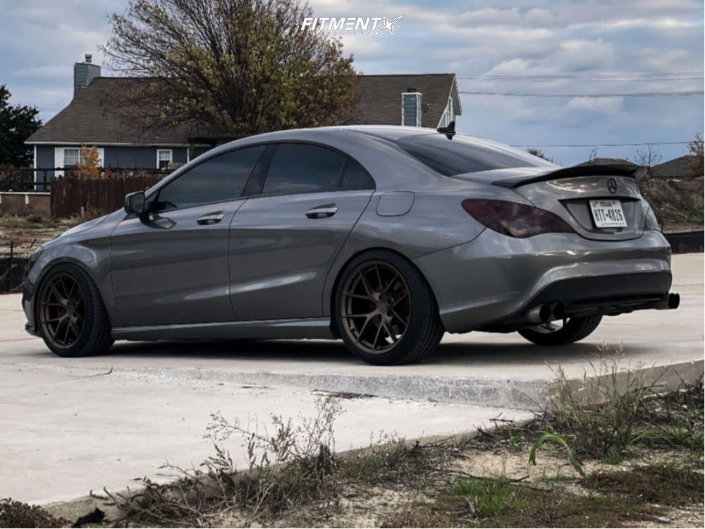 2016 Mercedes-Benz CLA250 Base with 18x9.5 Aodhan Aff7 and Michelin ...