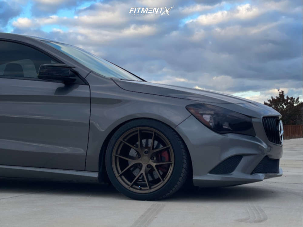 2016 Mercedes-Benz CLA250 Base with 18x9.5 Aodhan Aff7 and Michelin ...