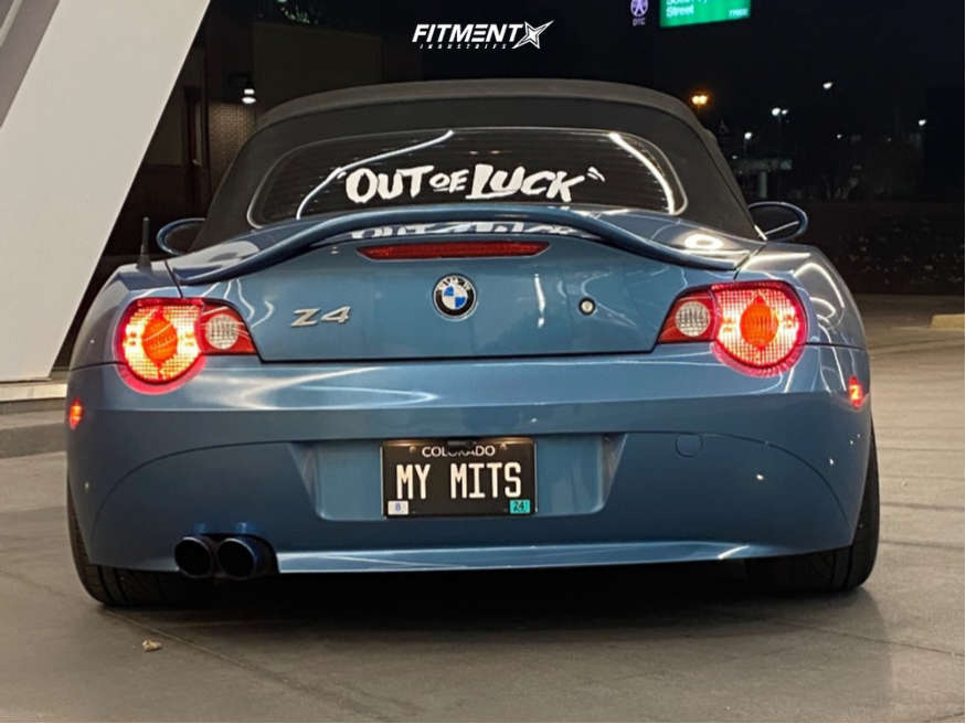 2003 BMW Z4 2.5i with 18x9.5 Aodhan Ah02 and Continental 245x35 on ...