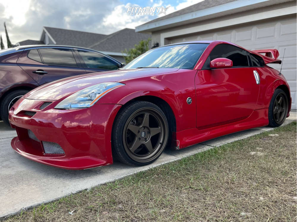 2005 Nissan 350Z Enthusiast with 18x9.5 ESR Cr5 and Leao 245x40 on ...