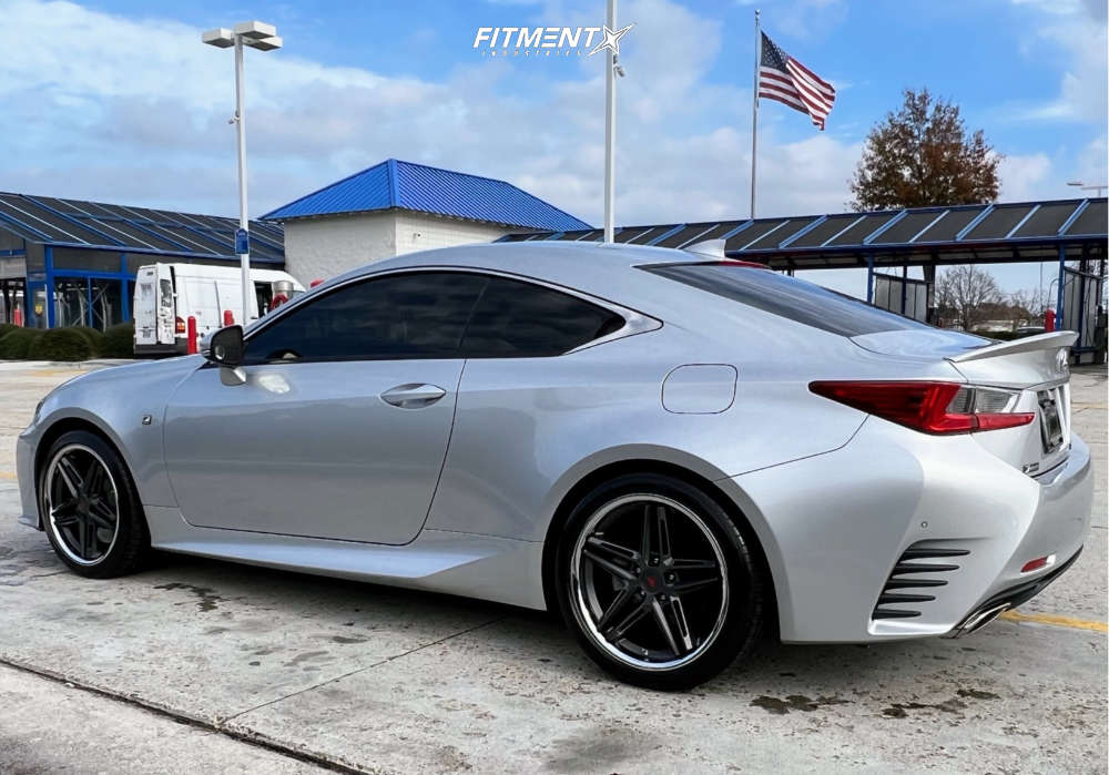 2015 Lexus RC350 F Sport with 19x8.5 Ferrada Cm1 and Michelin 235x40 on ...