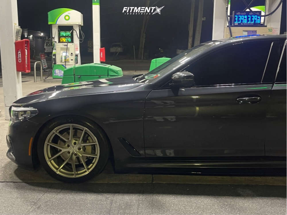 2019 BMW 540i XDrive other with 19x9.5 Aodhan Aff7 and Michelin 275x35 ...