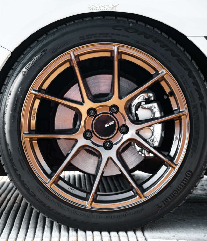 2021 Subaru WRX Base with 18x9.5 Enkei Tsv and Continental 255x40 on ...