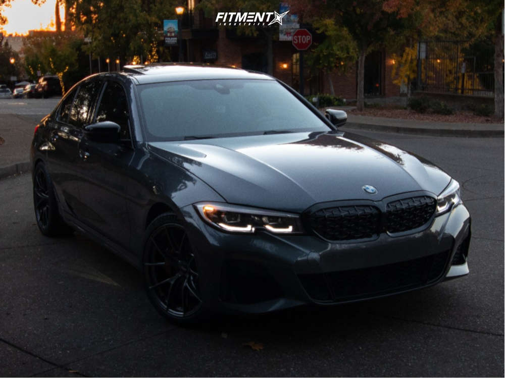 2021 BMW M340i Base with 19x9 Apex Vs-5rs and Michelin 235x40 on Stock ...