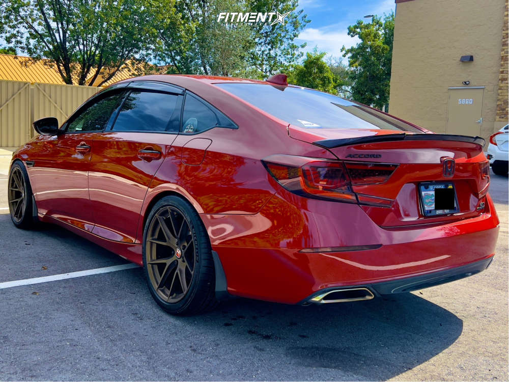 2018 Honda Accord Sport with 19x9.5 Aodhan Aff7 and Michelin 265x35 on ...