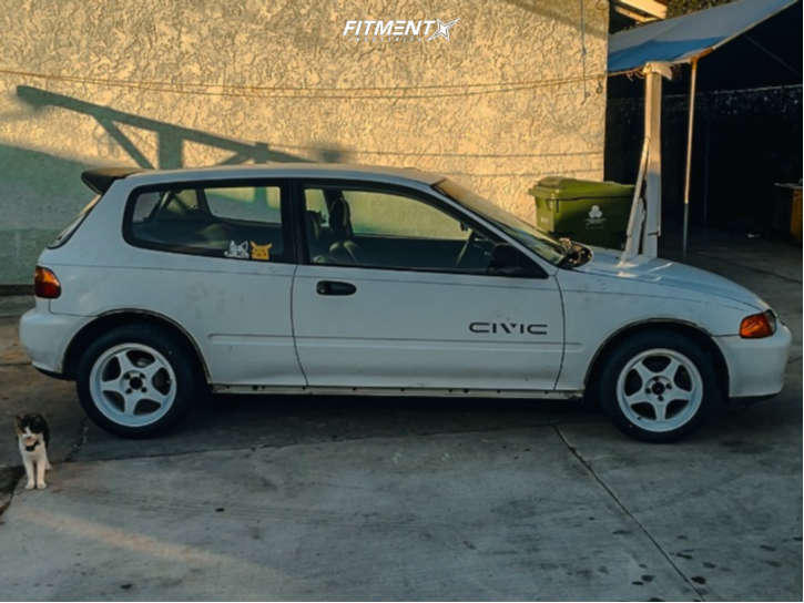 1992 Honda Civic CX with 15x6.5 AVID1 AV8 and Ironman 195x50 on Coilovers | 2838402 | Fitment ...