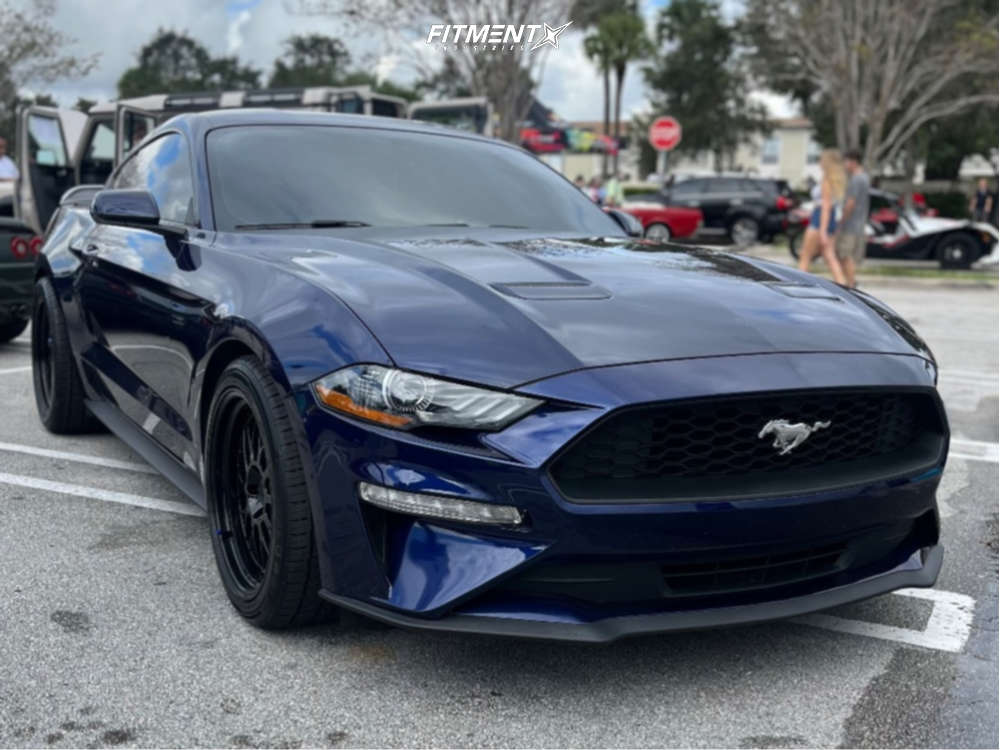 2020 Ford Mustang EcoBoost Premium with 19x9.5 Aodhan Ah02 and General ...