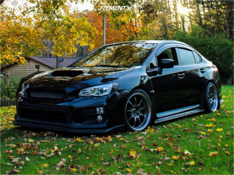 2018 Subaru WRX Premium with 18x9.5 Work Emotion D9r and Falken 265x35 ...