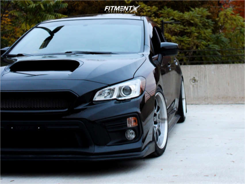 2018 Subaru WRX Premium with 18x9.5 Work Emotion D9r and Falken 265x35 ...