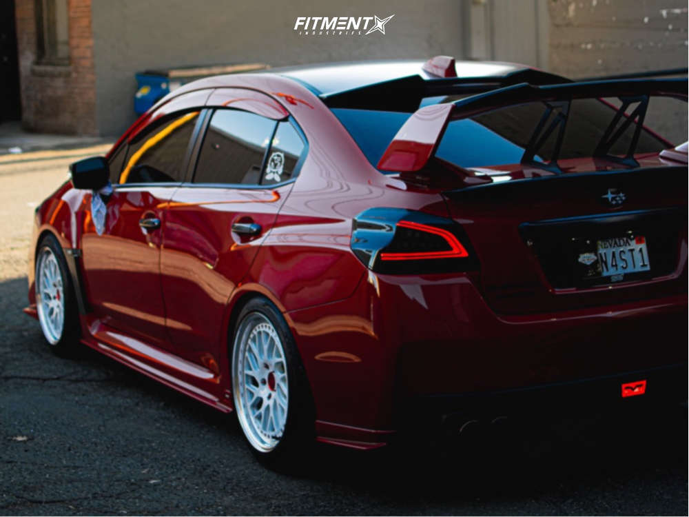 2021 Subaru WRX STI Base with 18x8.5 ESR Forged Classic Es1-t and Toyo Tires 245x40 on Coilovers ...