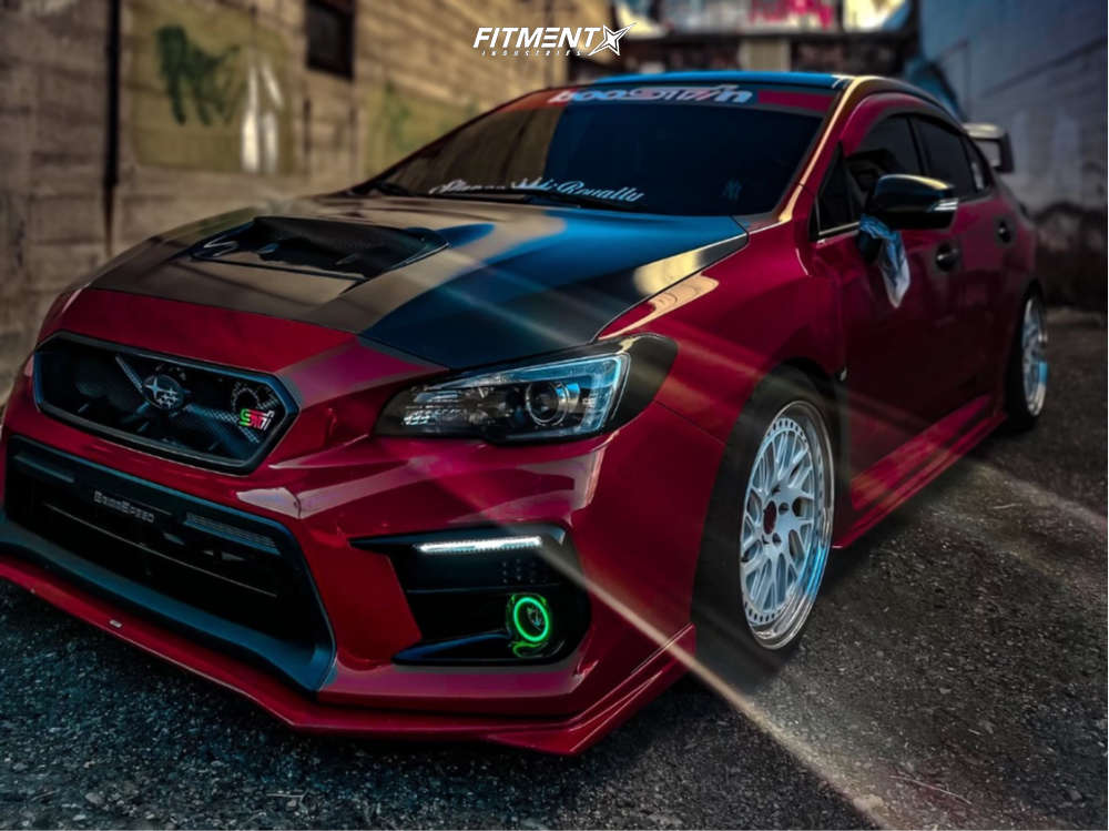 2021 Subaru WRX STI Base with 18x8.5 ESR Forged Classic Es1-t and Toyo ...