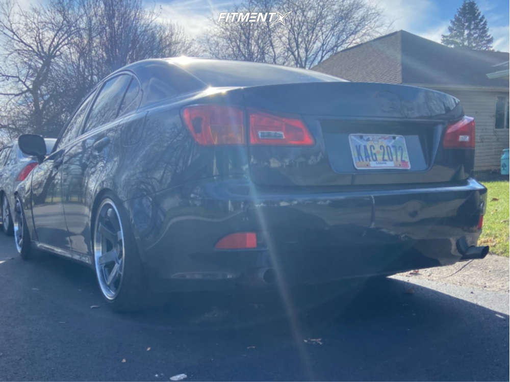 2006 Lexus IS250 Base with 18x9.5 F1R F106 and BFGoodrich 225x40 on ...