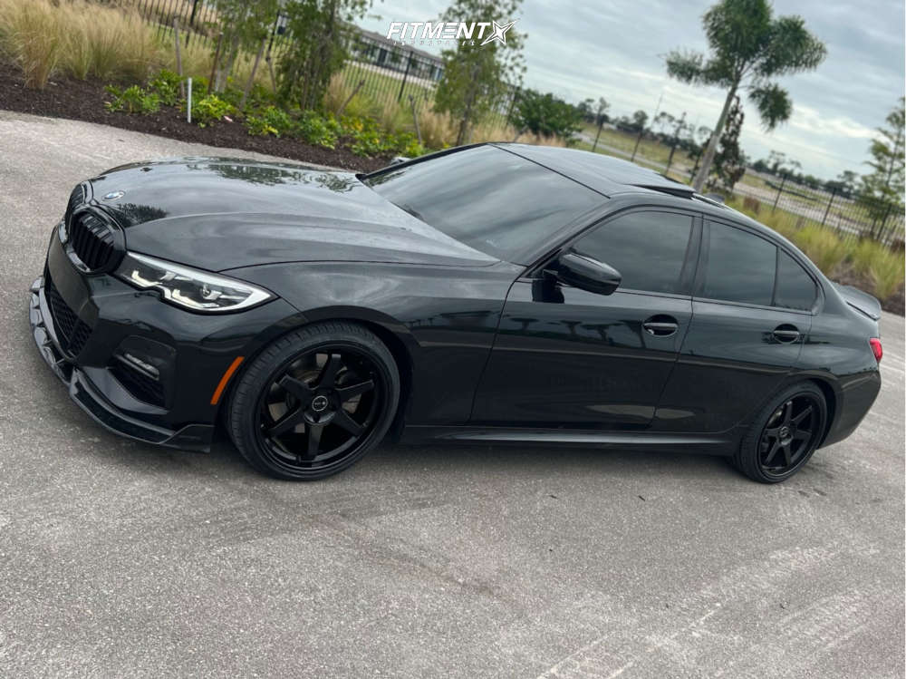 2020 BMW 330i Base with 19x9.5 Vors Tr37 and Lexani 235x35 on Stock ...