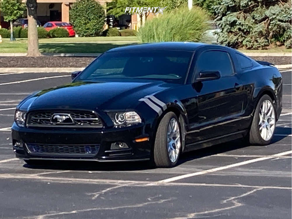 2014 Ford Mustang Base with 18x9.5 Enkei Raijin and General 275x35 on ...